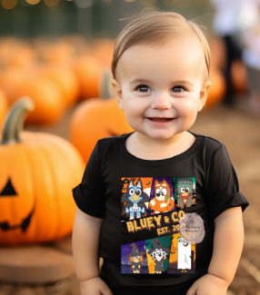 Bluey Halloween DTF Print | Little Devils Designs