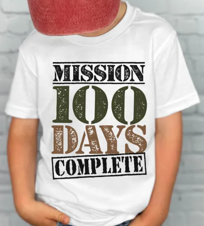 Mission 100 Days Complete DTF Print | Little Devils Designs