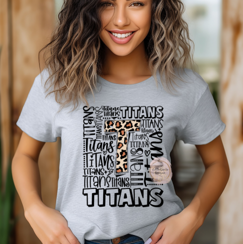 ADULT Titans Typography (SAES) | Little Devils Designs