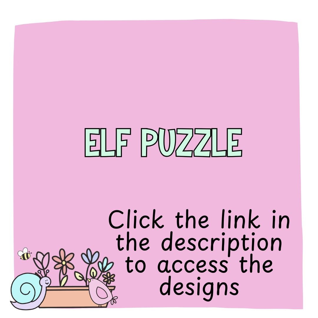 Elf Puzzle | Little Devils Designs