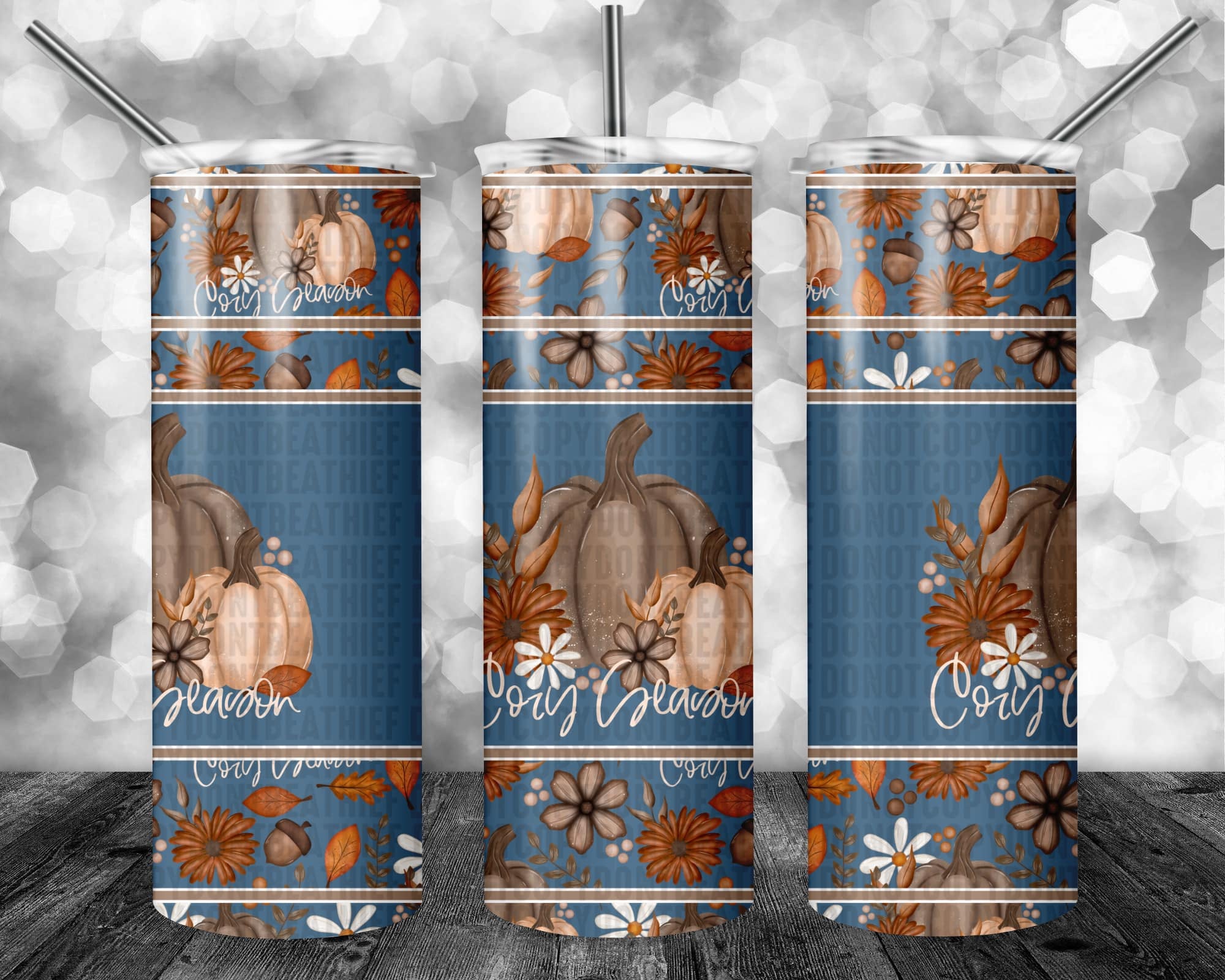 Cozy Season Skinny Tumbler | Little Devils Designs