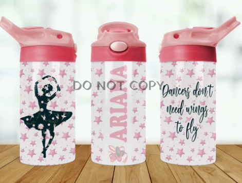 Dancer Kids Water Bottle | Little Devils Designs