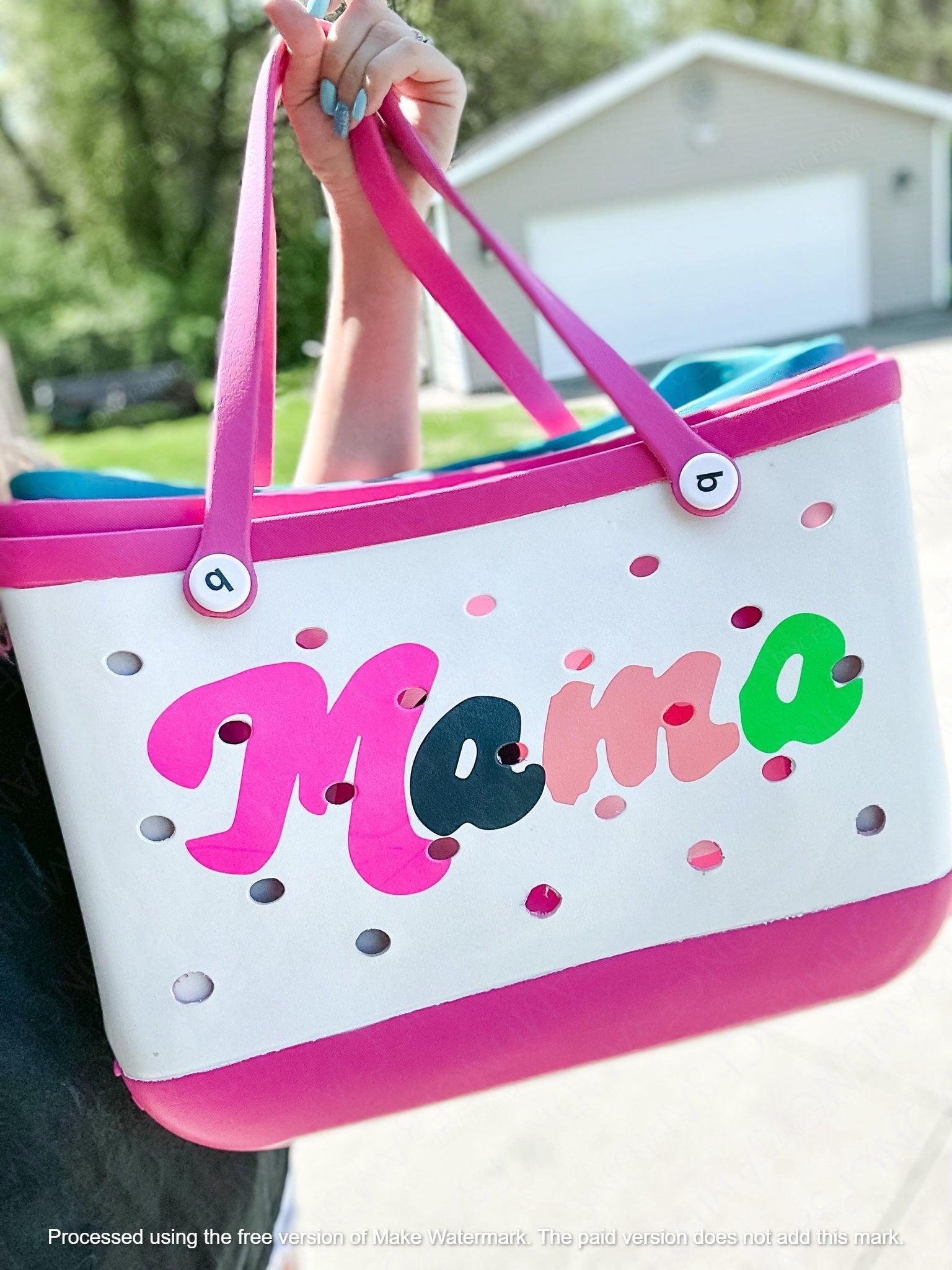 MEDIUM EVA Print & Solid Totes | Little Devils Designs