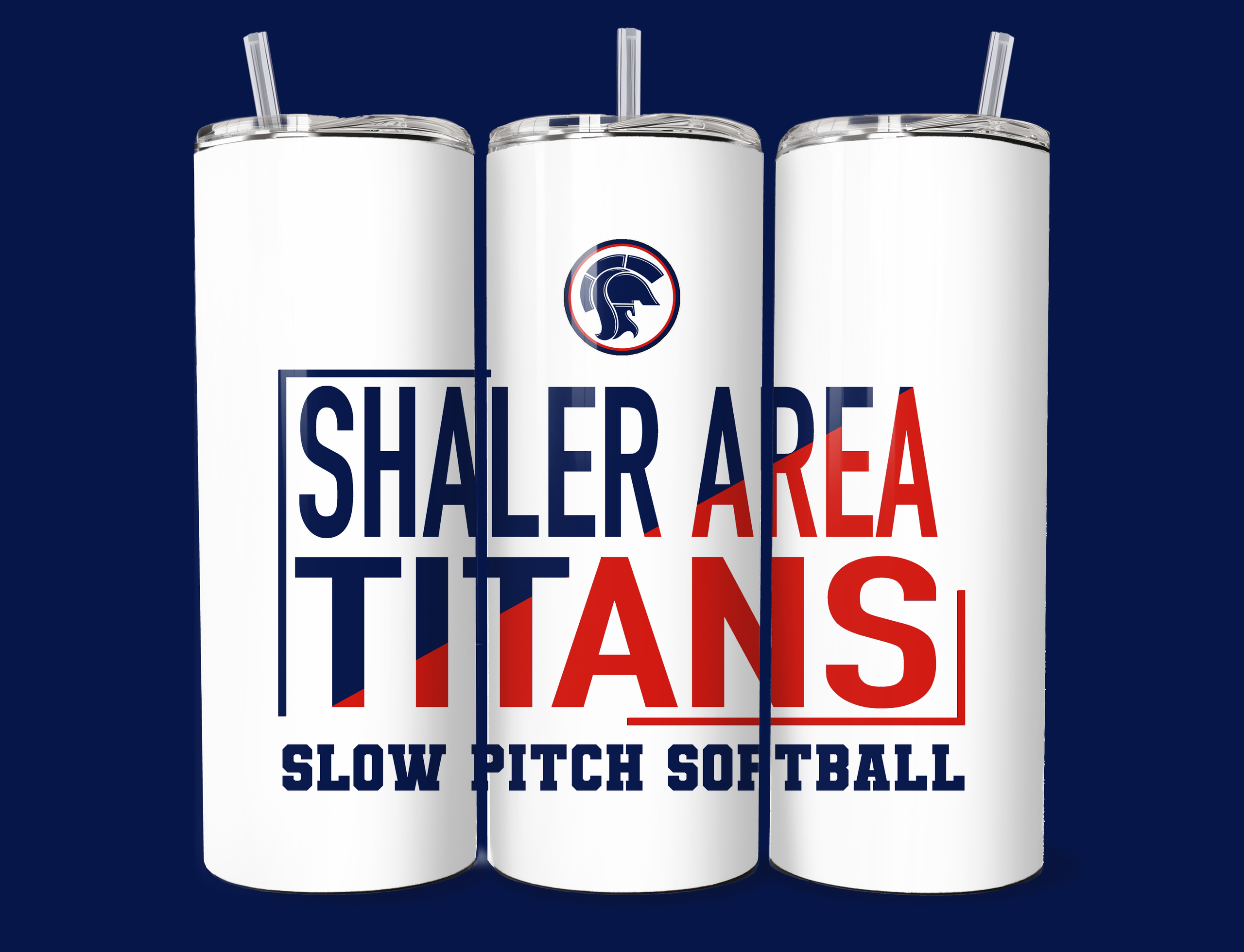 Shaler Area Titans Slow Pitch Softball Tumbler | Little Devils Designs