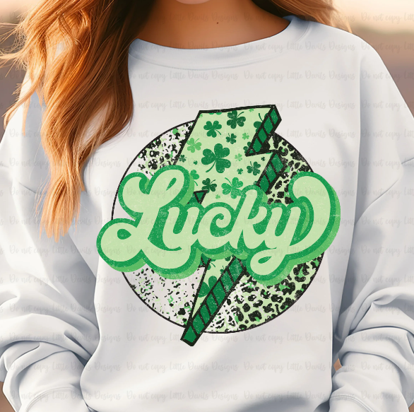 Lucky Bolt DTF Print | Little Devils Designs