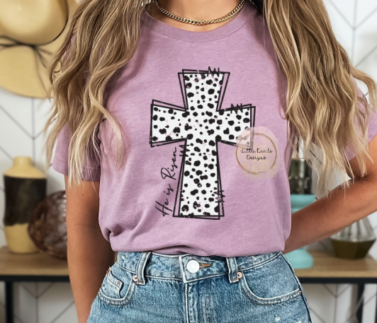 Dalmation Cross DTF Print | Little Devils Designs