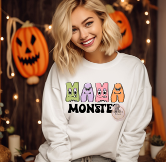 Mama Monster DTF Print | Little Devils Designs