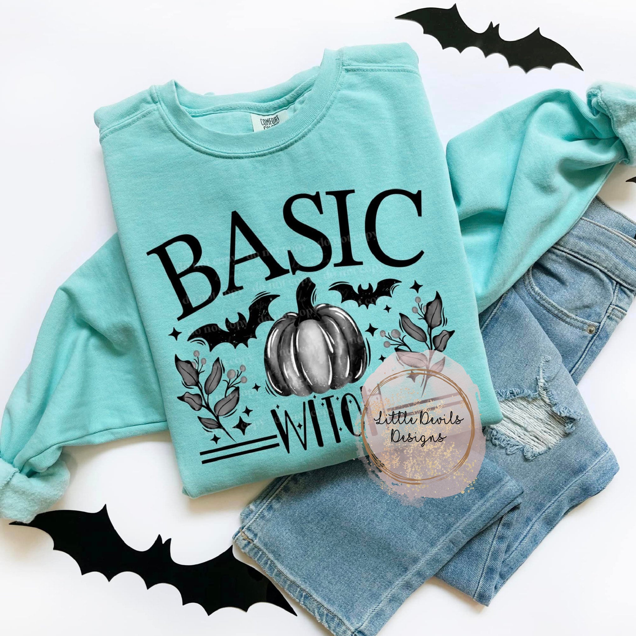 Basic Witch DTF Print | Little Devils Designs
