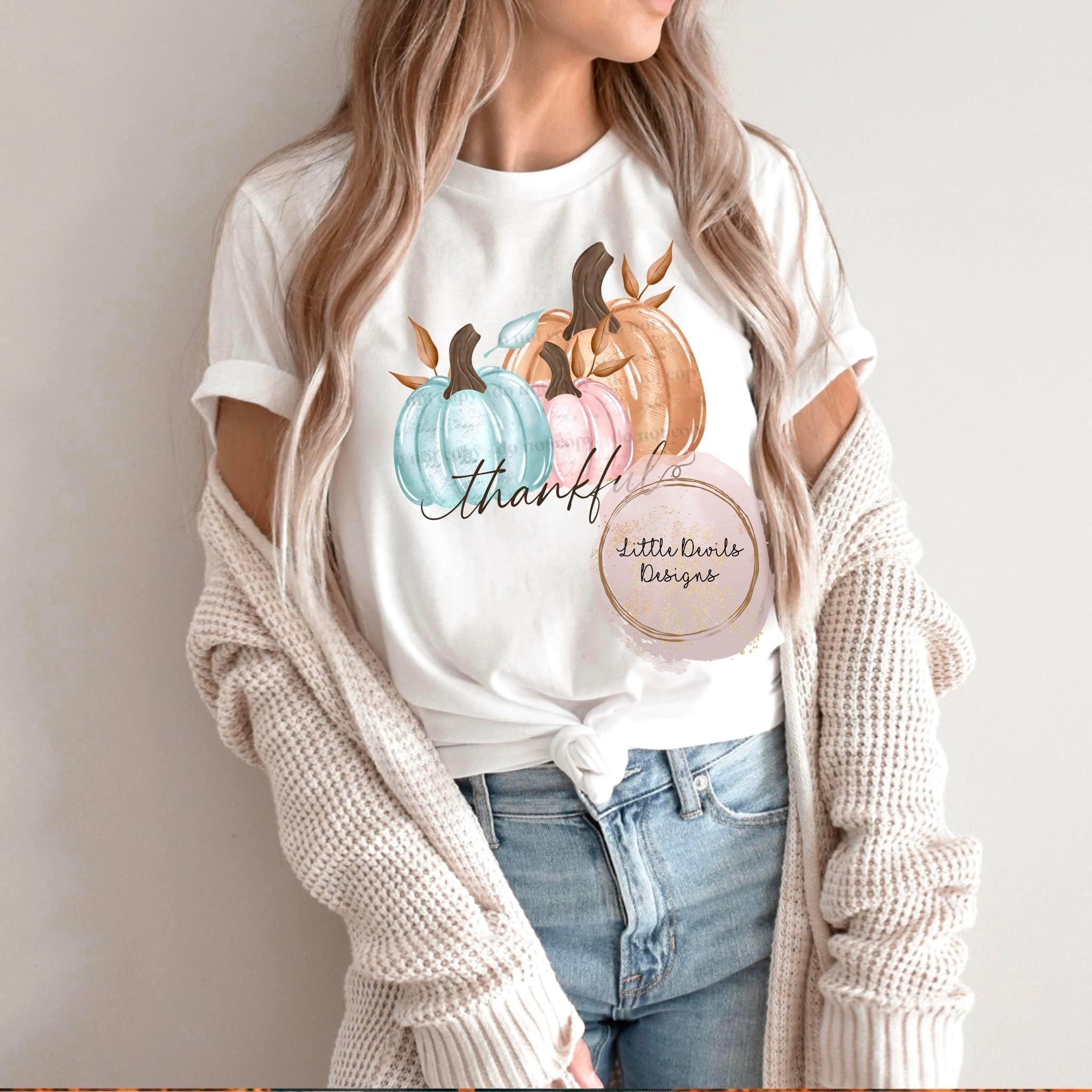 Thankful Pastel Pumpkins | Little Devils Designs