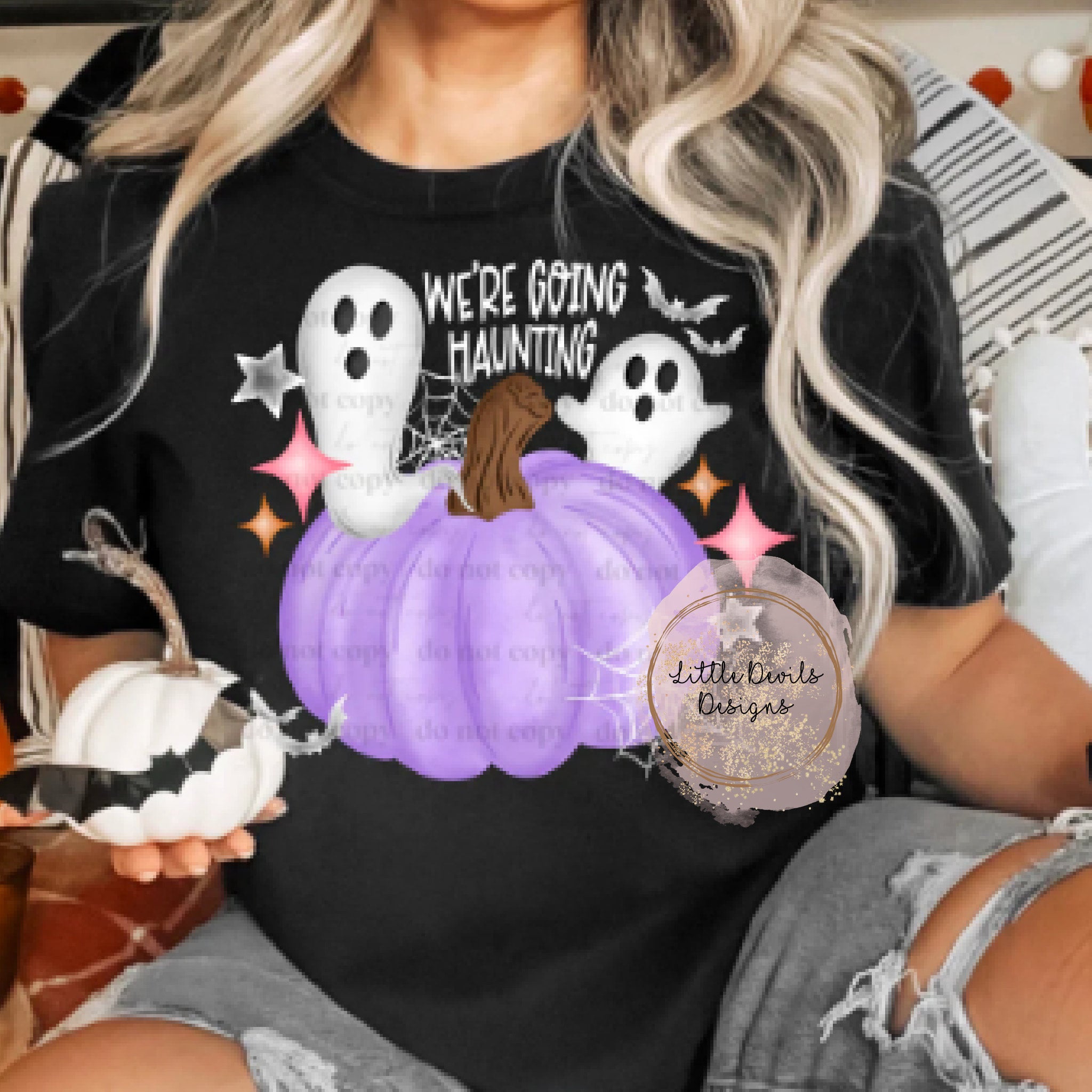 We're going haunting DTF Print | Little Devils Designs