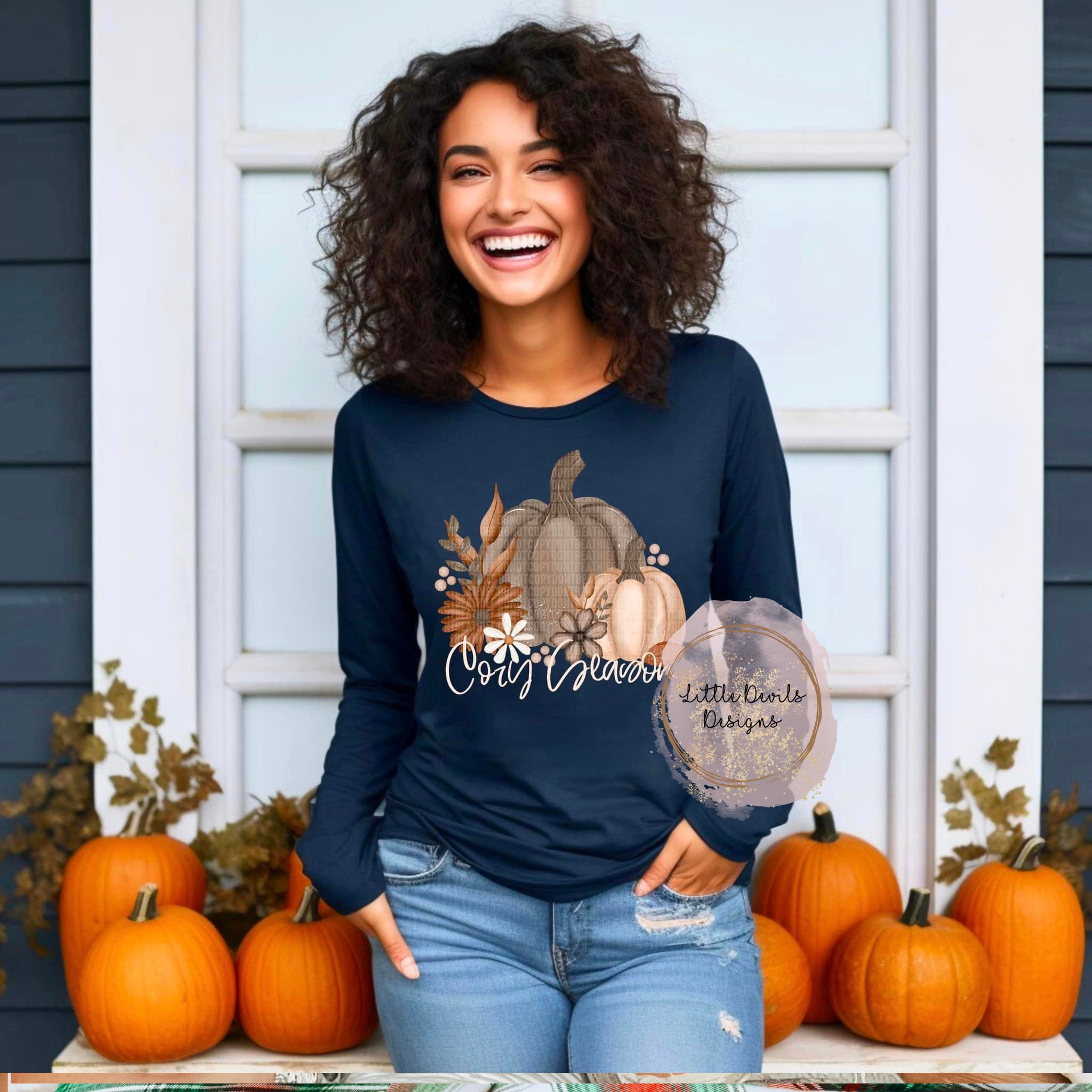 Cozy Season DTF Print | Little Devils Designs