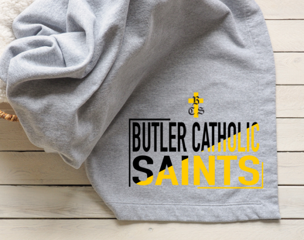 STADIUM BLANKET Butler Catholic Saints | Little Devils Designs