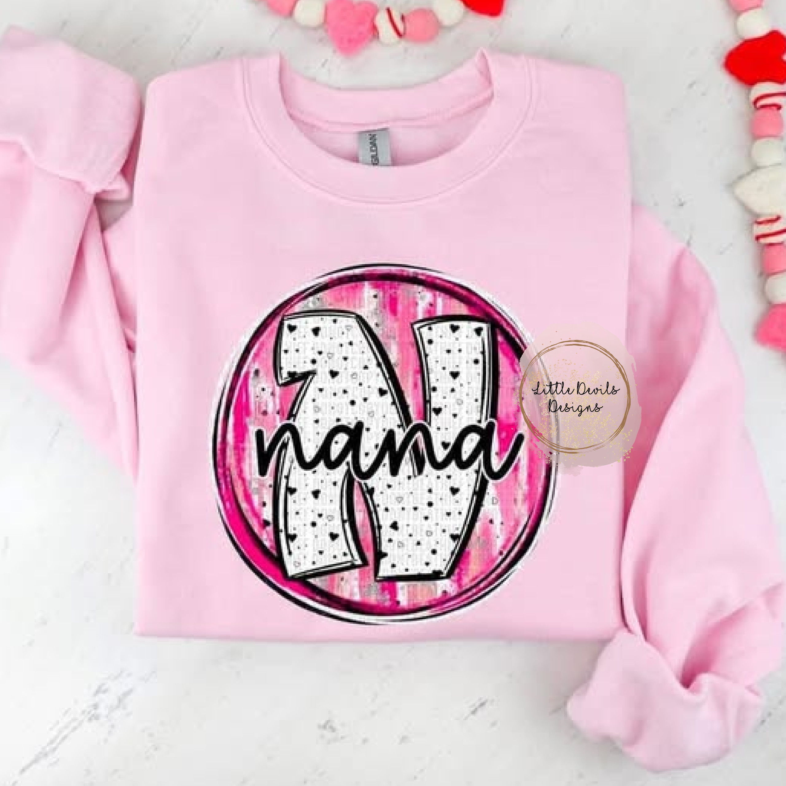 Personalized V-Day Messy Paint | Little Devils Designs