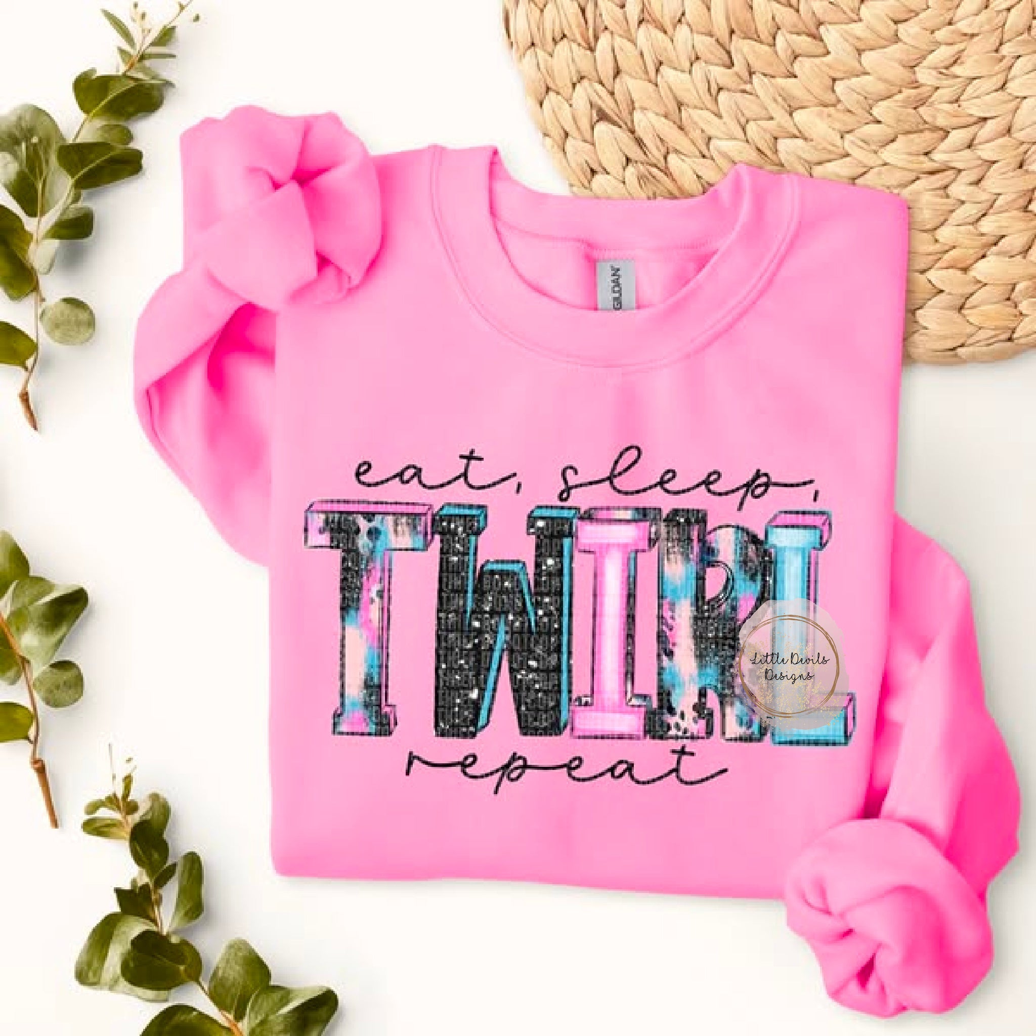 Eat Sleep Twirl Repeat | Little Devils Designs